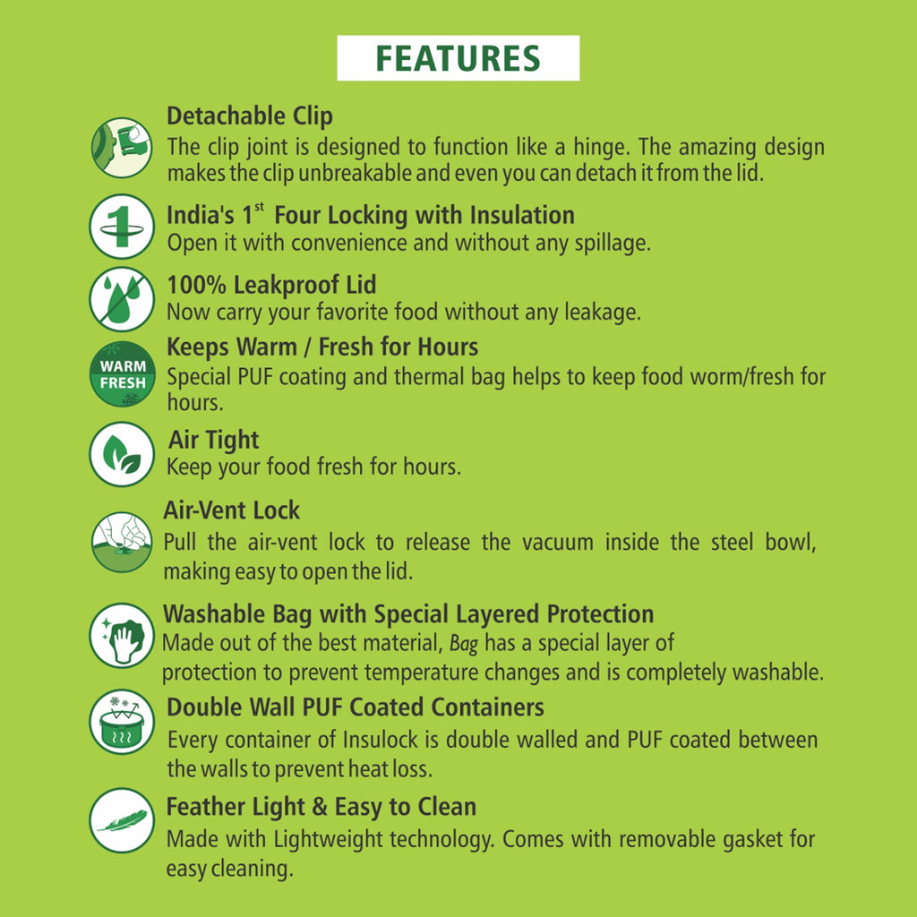 NanoNine Insulock 325 ml X 2 (Verticle) Double Wall Insulated Stainles